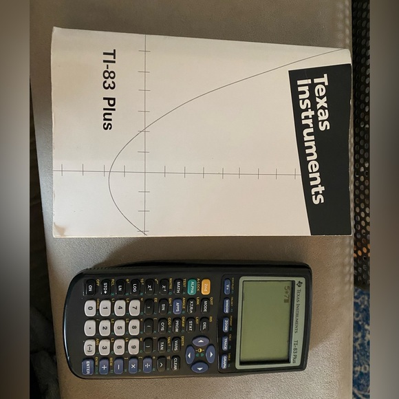 Texas Instruments | Other | Ti 83 Plus With Instruction Manual | Poshmark